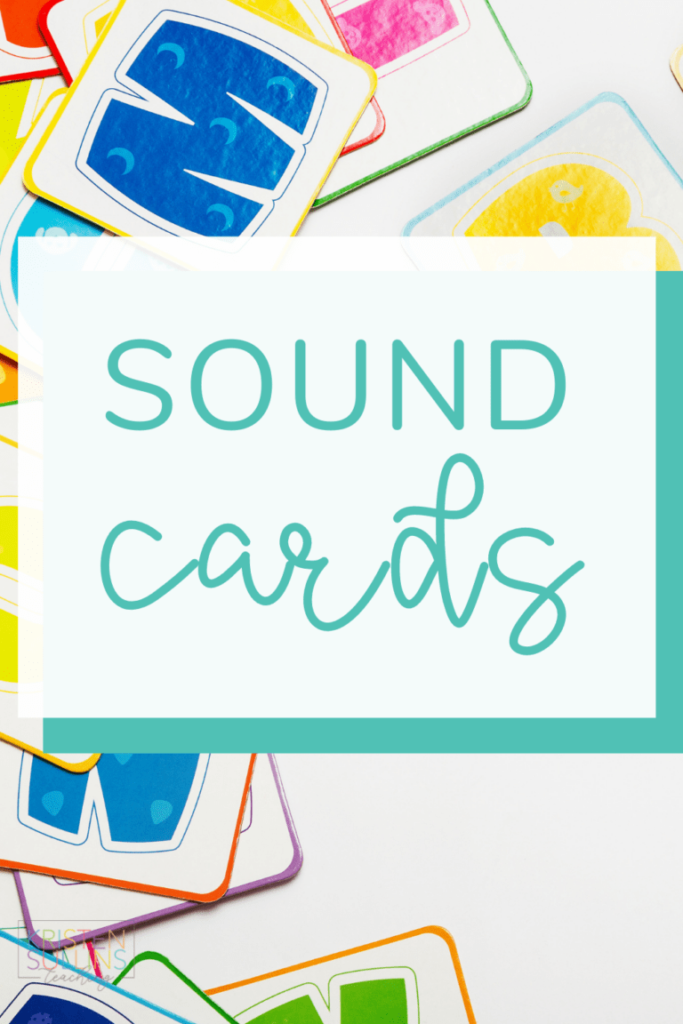 Sounds Cards for First Grade - Kristen Sullins Teaching