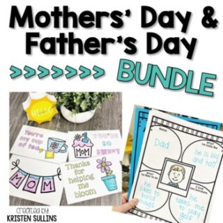 Mother's Day and Father's Day Activities for First Grade - Kristen ...