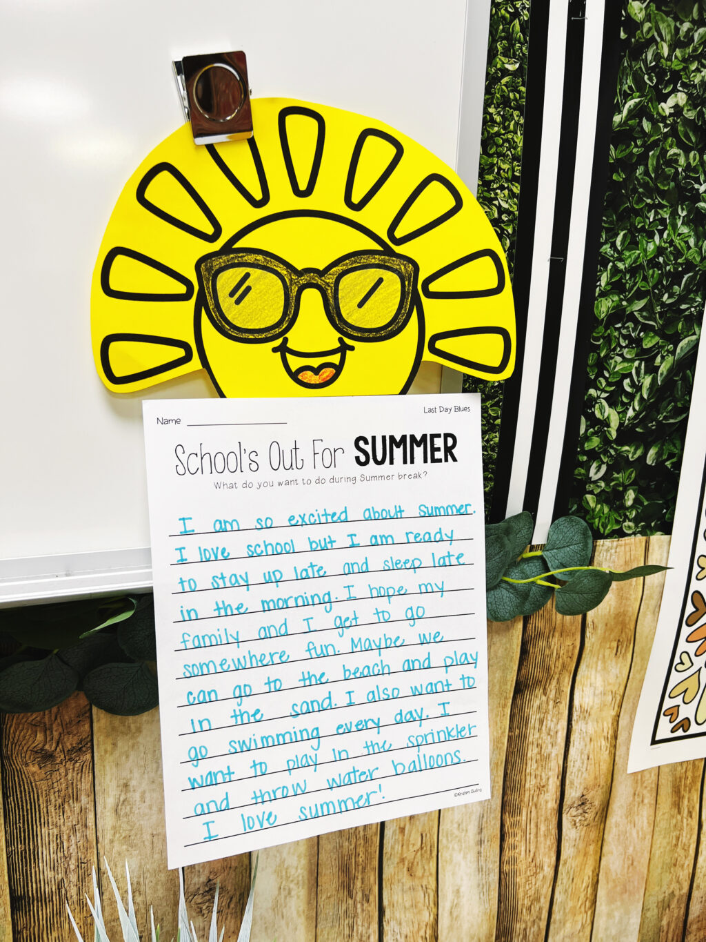 End of Year Activities for First Grade - Kristen Sullins Teaching