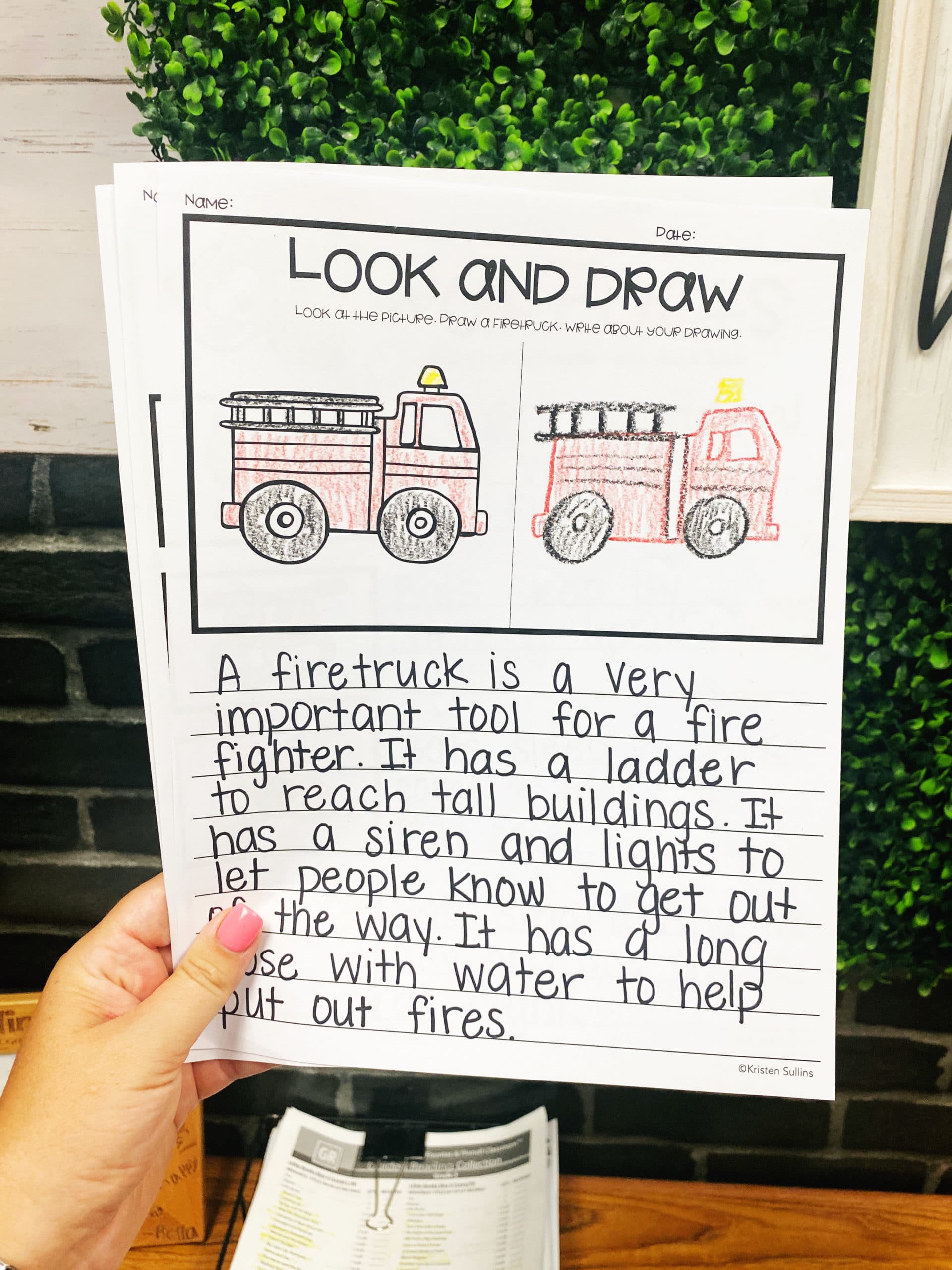 7 Up Sentence Writing for First Grade - Kristen Sullins Teaching