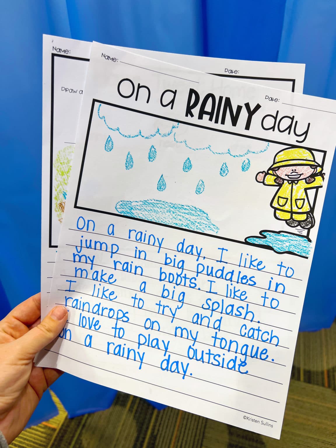 7 Up Sentence Writing for First Grade - Kristen Sullins Teaching