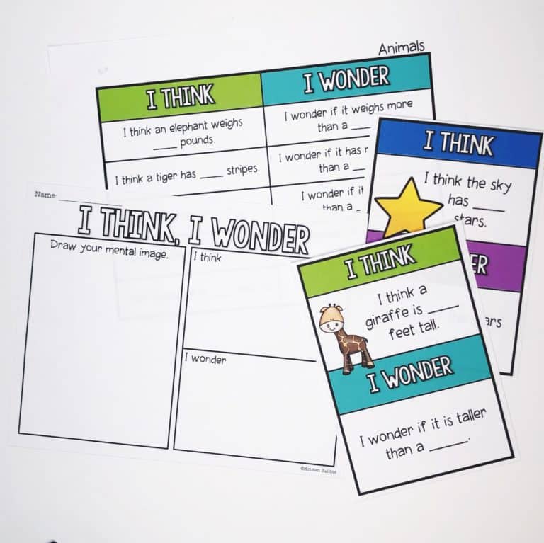 Asking Questions for First Grade - Kristen Sullins Teaching