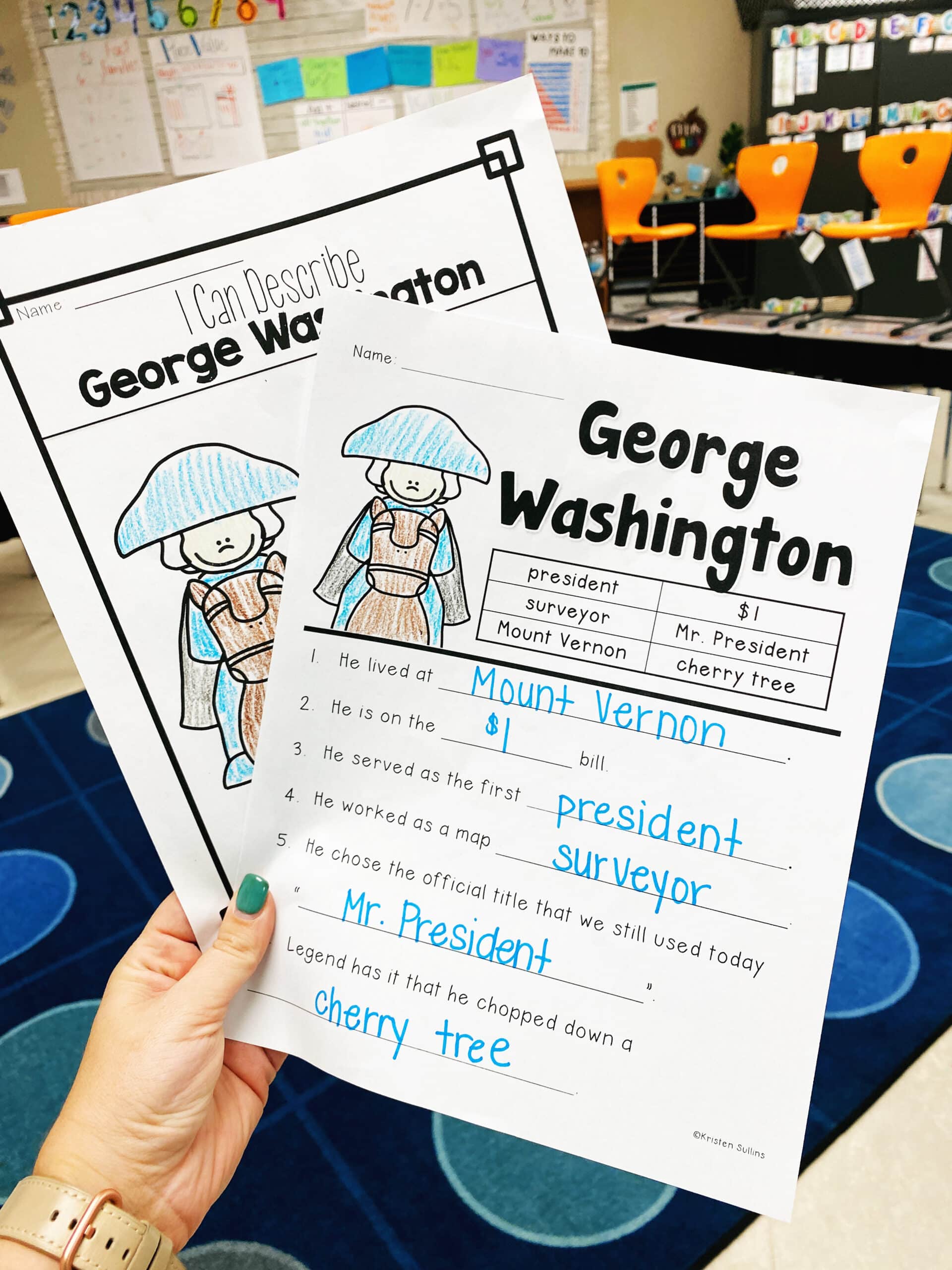 President's Day Activities for First Grade - Kristen Sullins Teaching