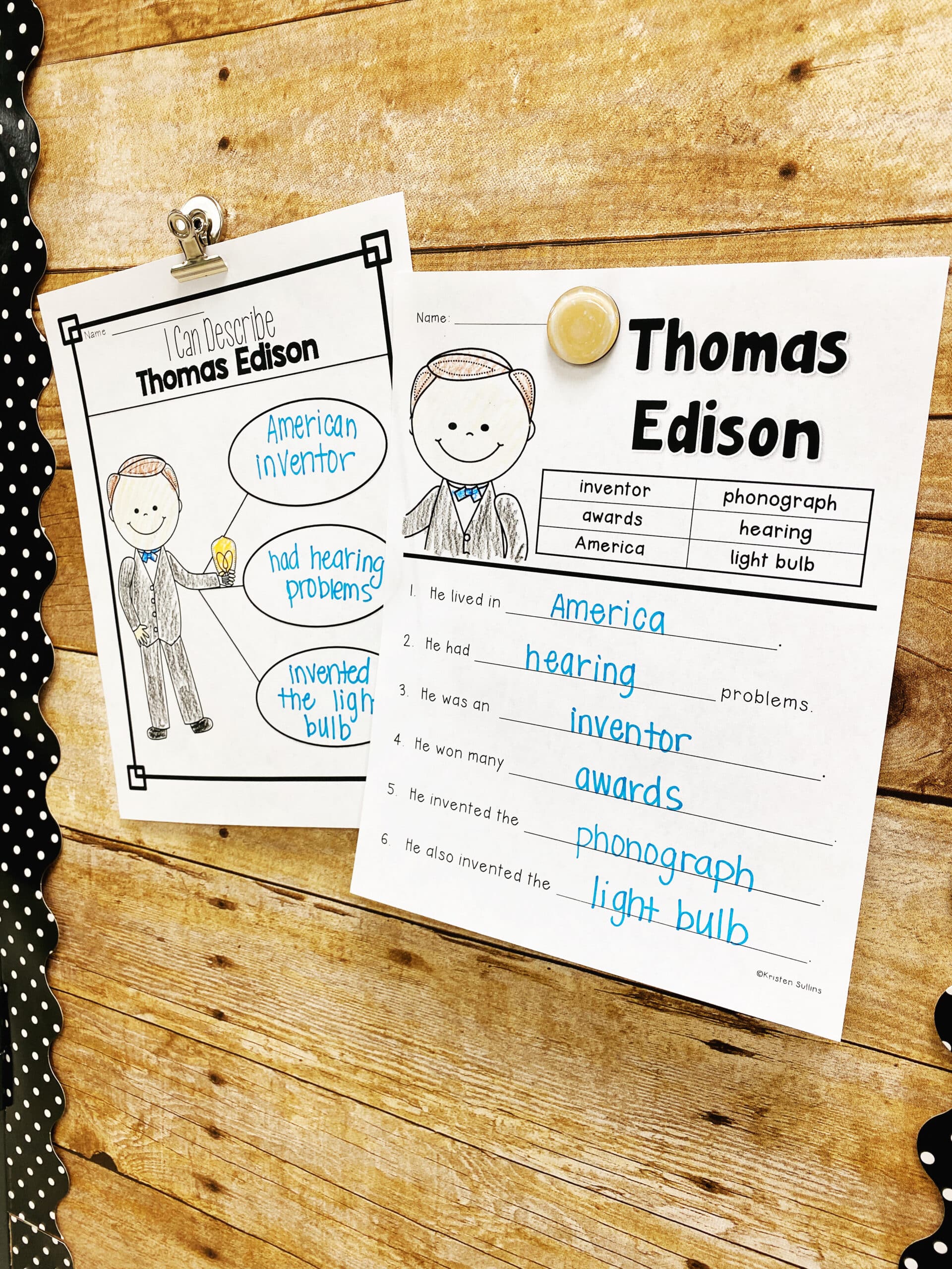 Inventors: Thomas Edison - Kristen Sullins Teaching
