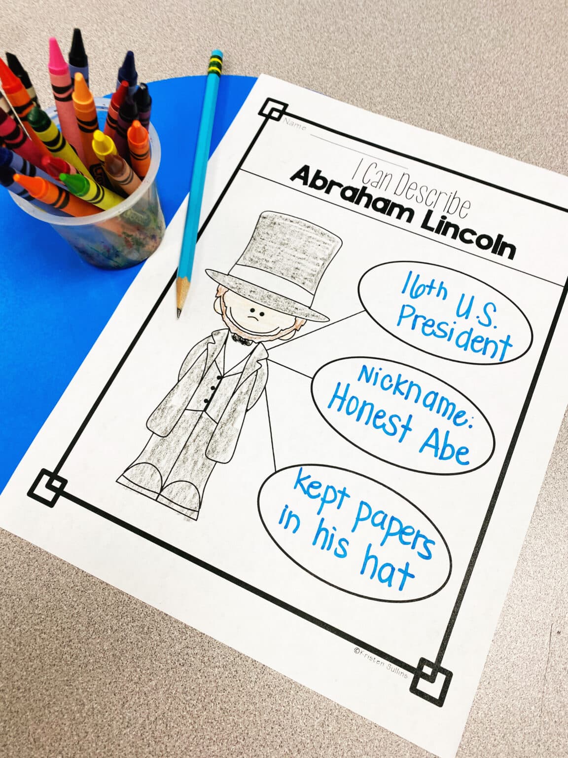 President's Day Activities for First Grade - Kristen Sullins Teaching