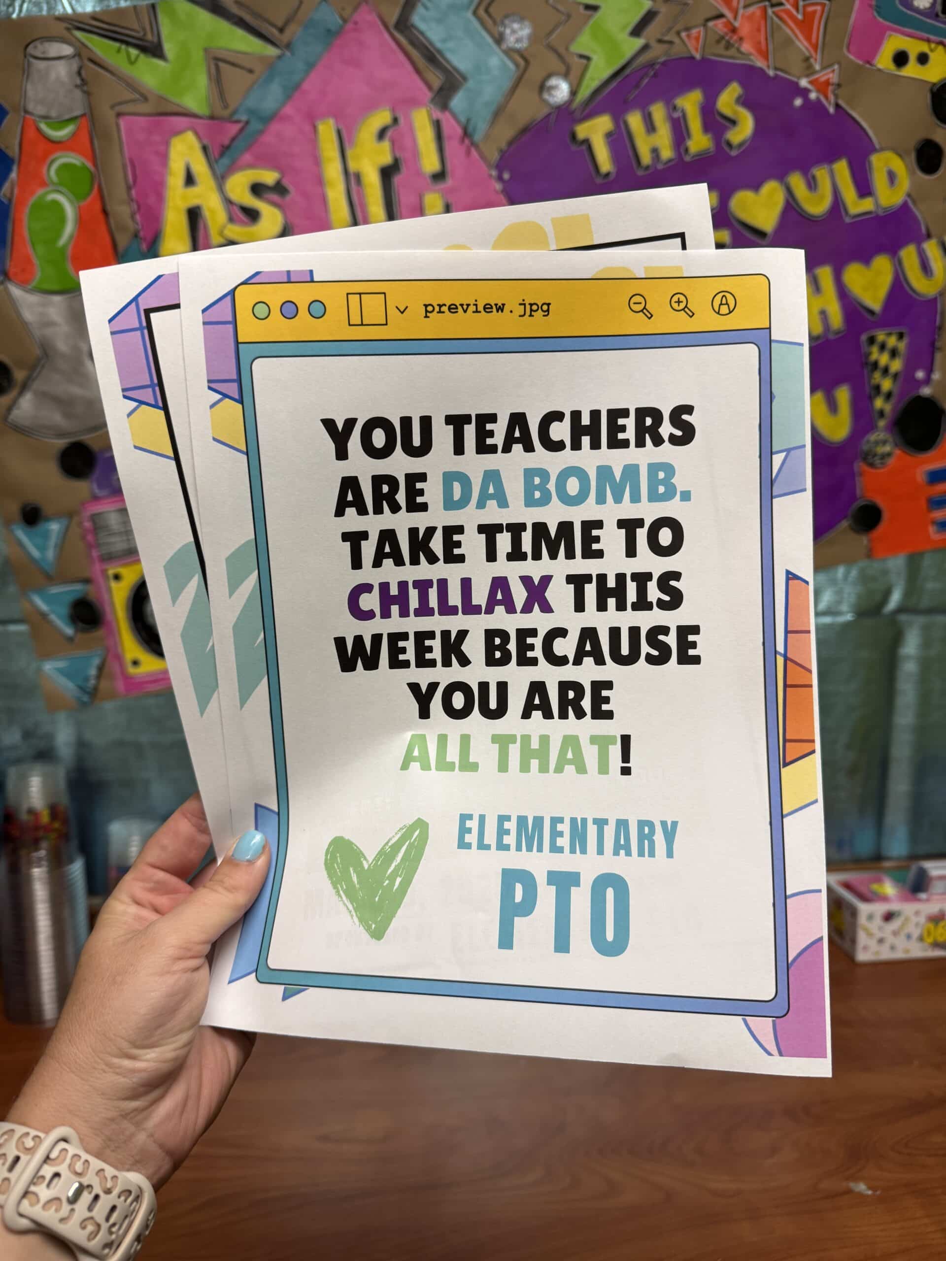 90's Music Themed Teacher Appreciation Week - Kristen Sullins Teaching